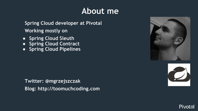 Microservices Tracing With Spring Cloud and Zipkin @Szczecin JUG | PPT