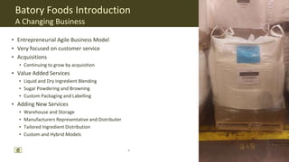 Batory Foods: Our Path To Digital Transformation | PPT