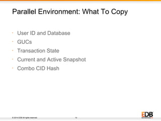 Implementing Parallelism in PostgreSQL - PGCon 2014 | PDF | Databases | Computer Software and ...