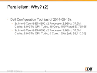 Implementing Parallelism in PostgreSQL - PGCon 2014 | PDF | Databases ...
