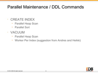 Implementing Parallelism in PostgreSQL - PGCon 2014 | PDF | Databases | Computer Software and ...