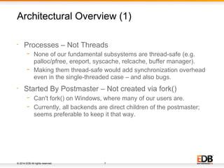 Implementing Parallelism in PostgreSQL - PGCon 2014 | PDF