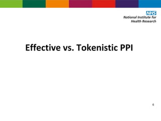 Implementing Patient & Public Involvement in Research: 27.06.2017