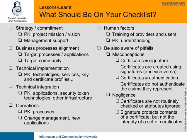 Implementing Public Key Infrastructures Ppt