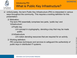 Implementing Public-Key-Infrastructures | PPT