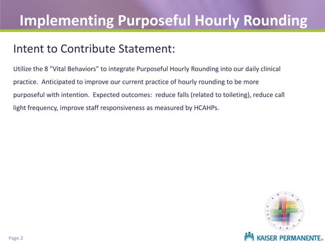 Implementing Purposeful Hourly Rounding | PPTX