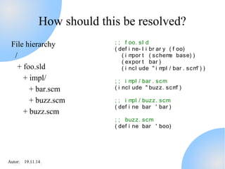 Implementing R7RS on R6RS Scheme | ODP