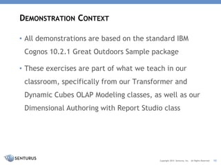 Implementing Relative Time in Cognos BI: Using OLAP Modeling & Reporting Tools | PDF