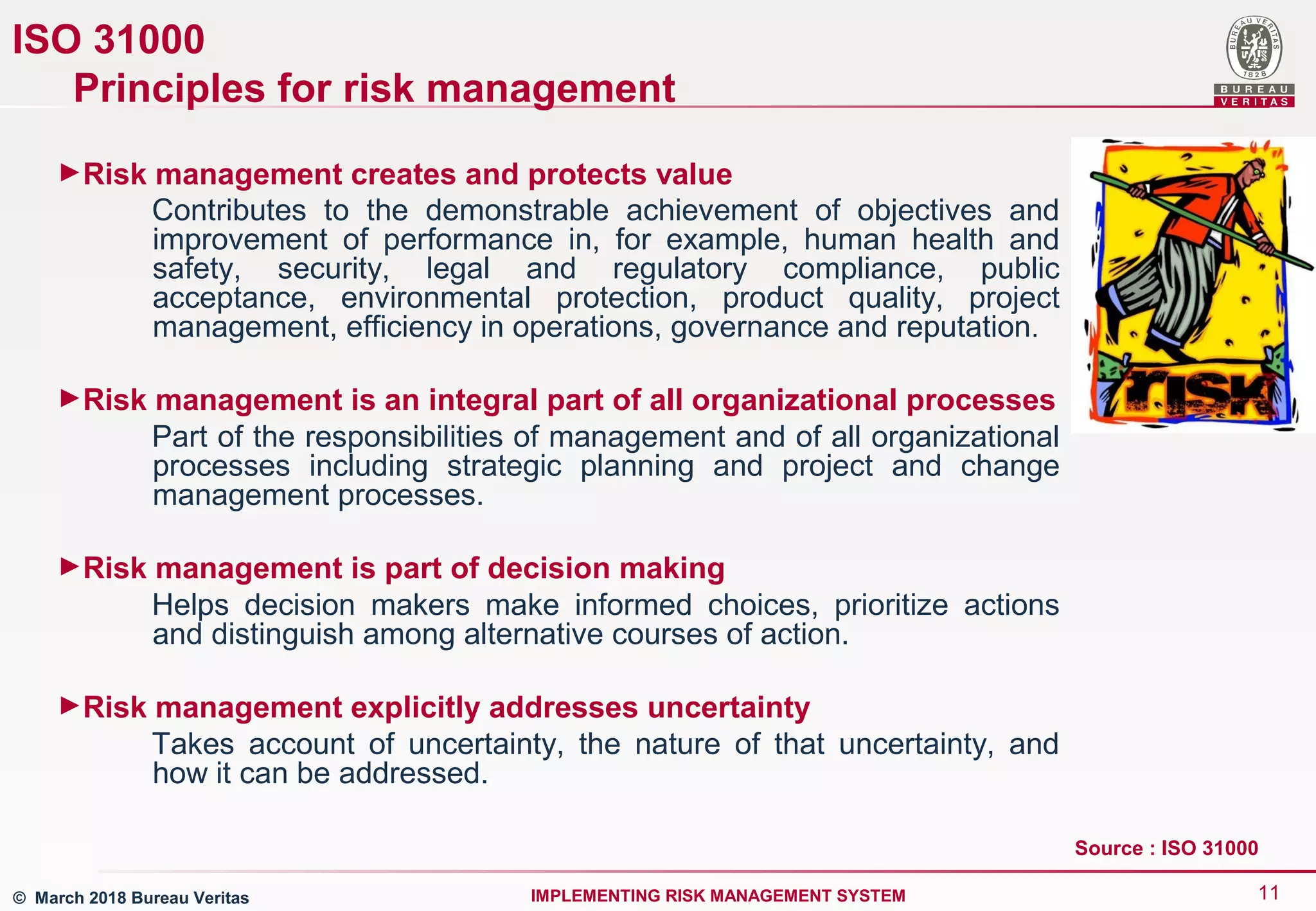 Implementing a Risk Management System based on the ISO 31000 | PPT