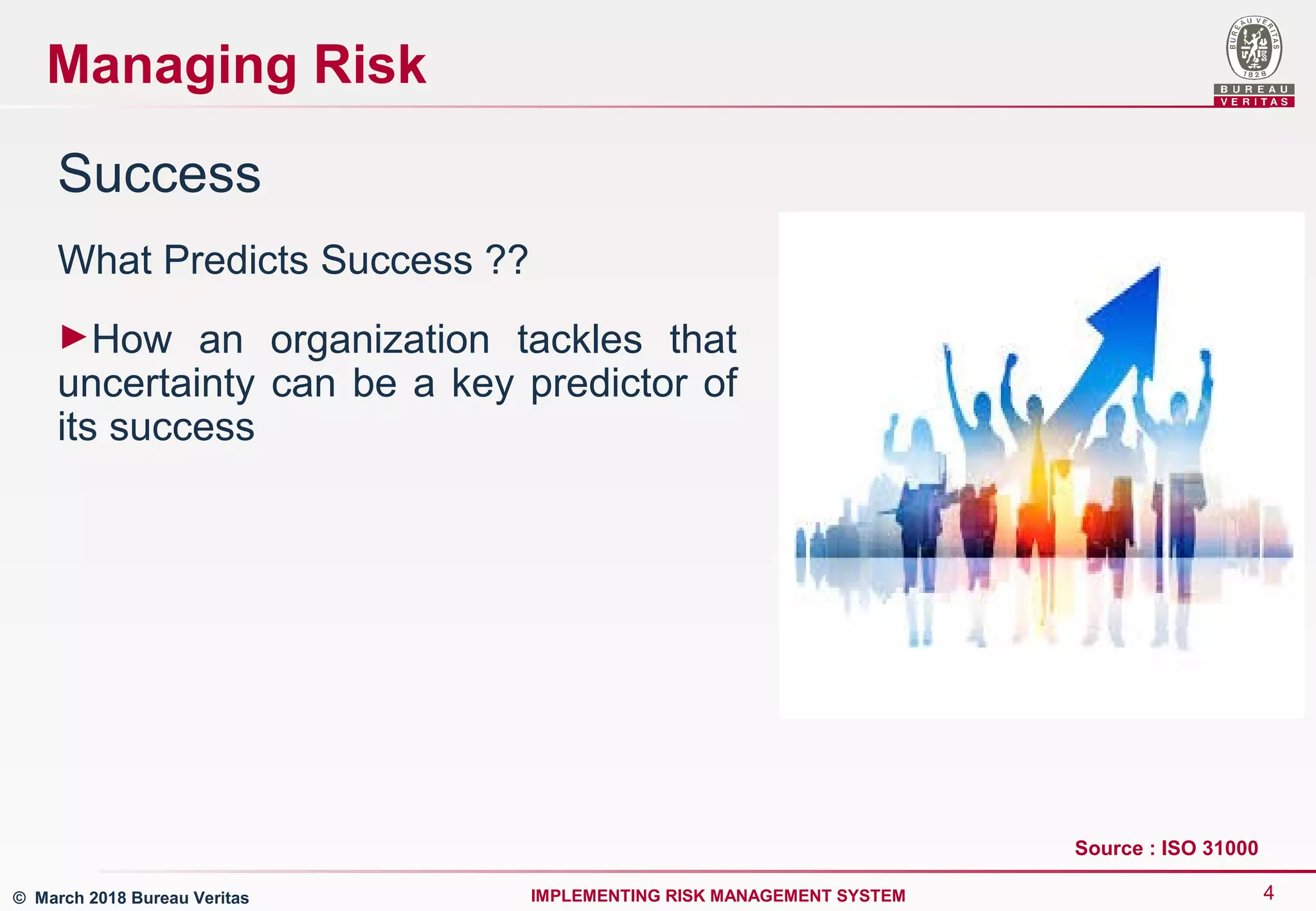 Implementing a Risk Management System based on the ISO 31000 | PPT