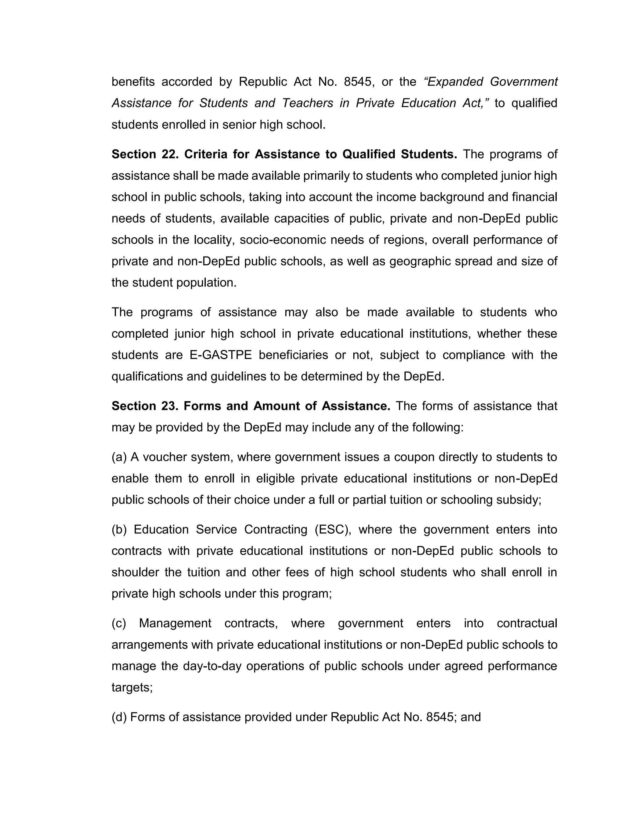 Implementing rules and regulations of k to 12 | DOCX