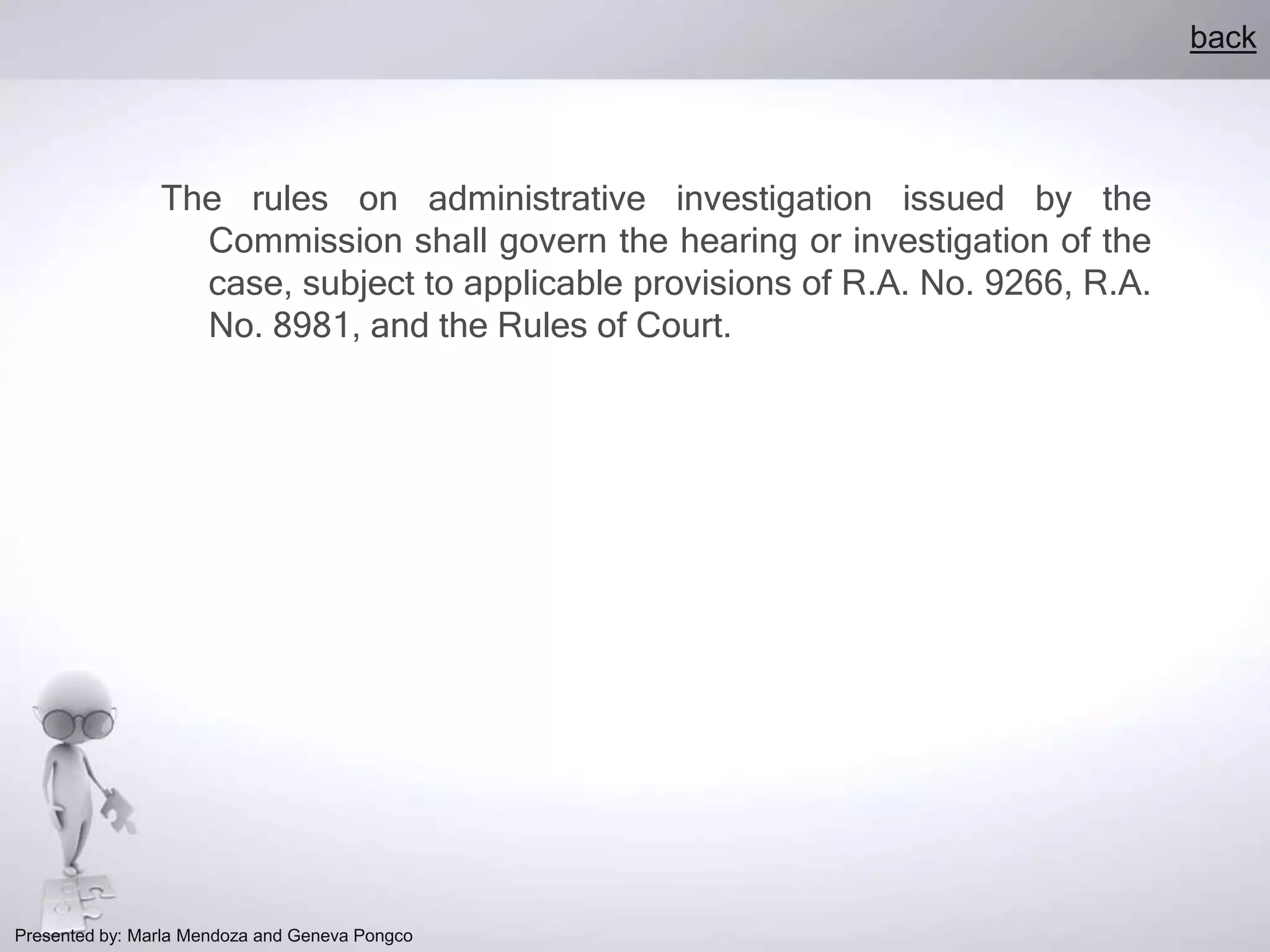 Implementing Rules and Regulations of Republic Act no. 9266 | PPTX