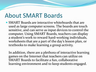Implementing SMART Boards for More Interactive Classrooms | PPTX ...