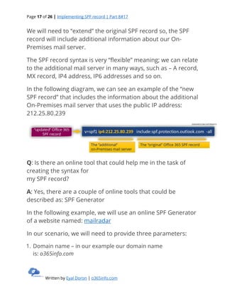 Implementing SPF record | Part 8#17 | PDF