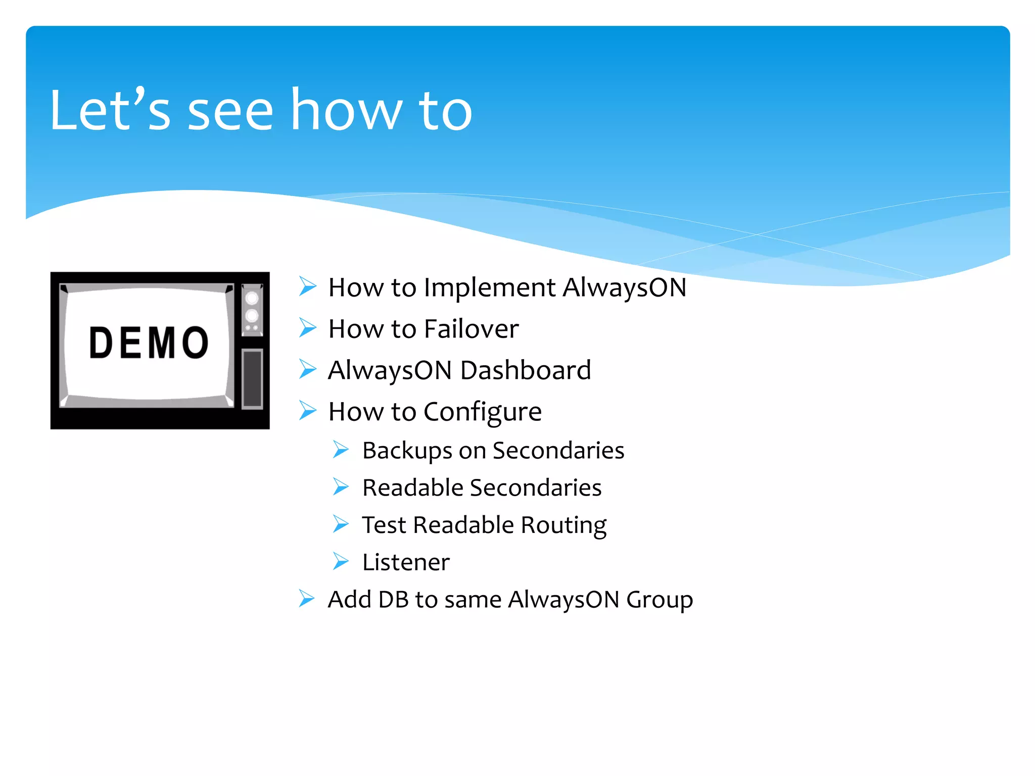 Implementing sql server always on | PDF