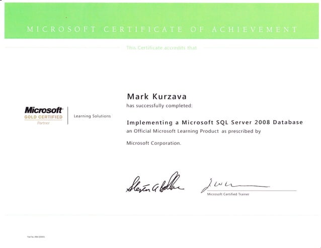 Implementing SQL Server Certificate | PPT