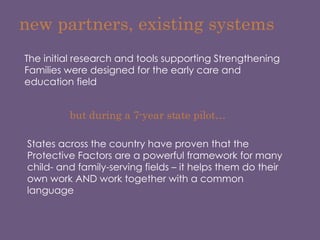 Implementing Strengthening Families Leadership Team Discussion | PPT