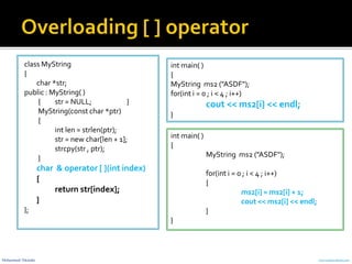 Implementing string | PPT