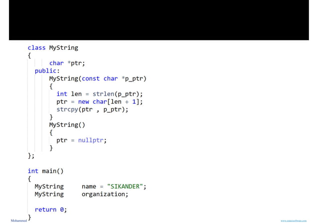 Implementing String | PPT