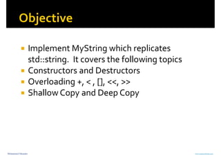 Implementing String | PPT