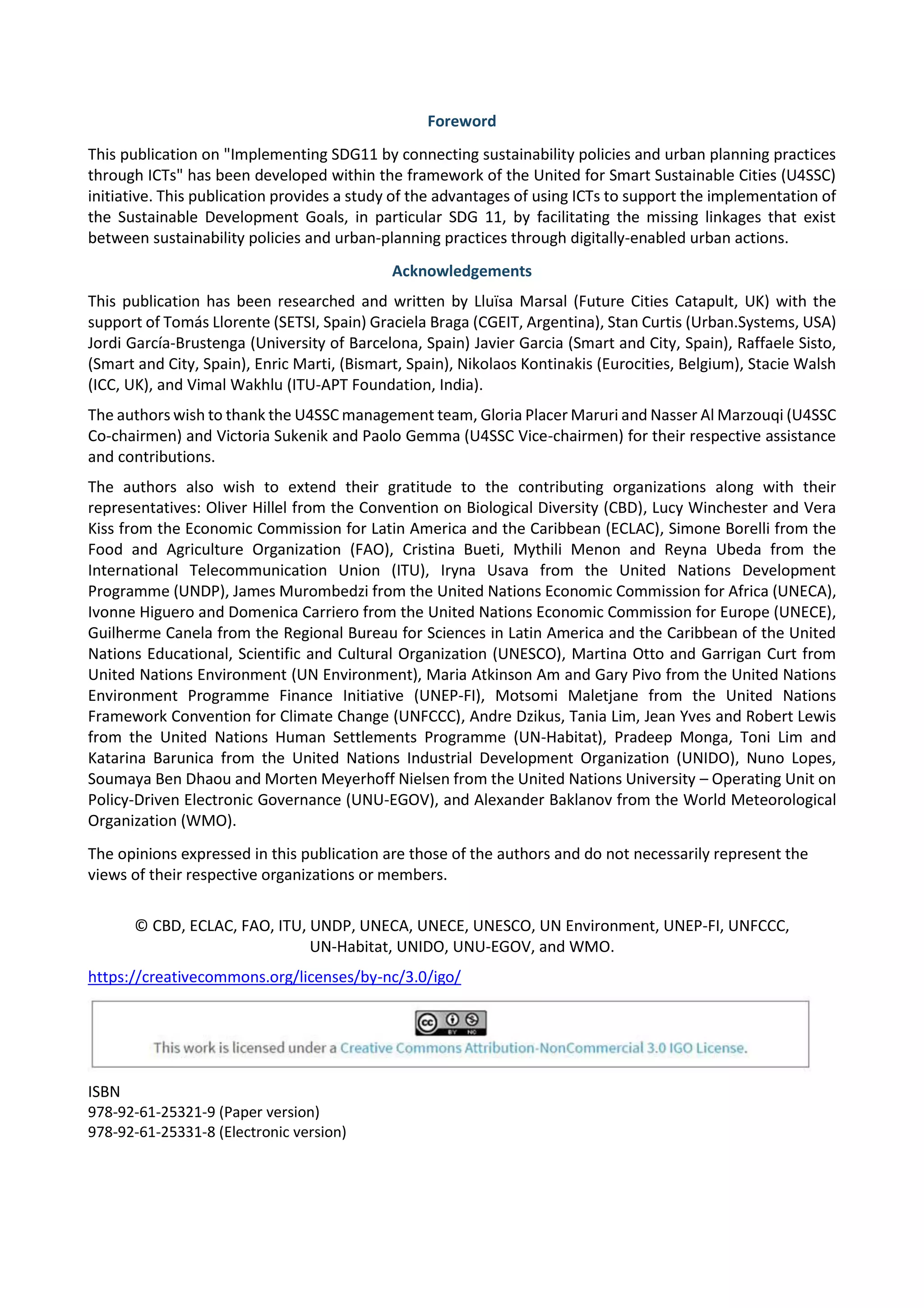 Implementing SDG11 by connecting sustainability policies and urban ...
