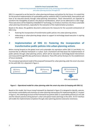 Implementing SDG11 by connecting sustainability policies and urban ...