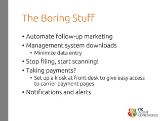 Implementing Technology in Your Agency - Laird Rixford, ITC | PPT