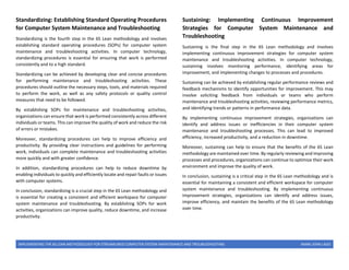 Implementing the 6S Lean Methodology for Streamlined Computer System ...