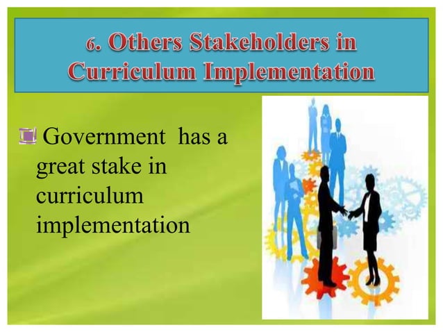 Implementing the curriculum | PPTX