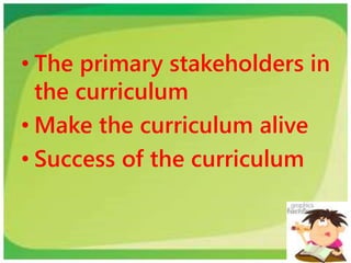Implementing the curriculum | PPTX