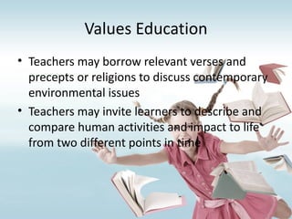 Implementing the environmental education | PPT