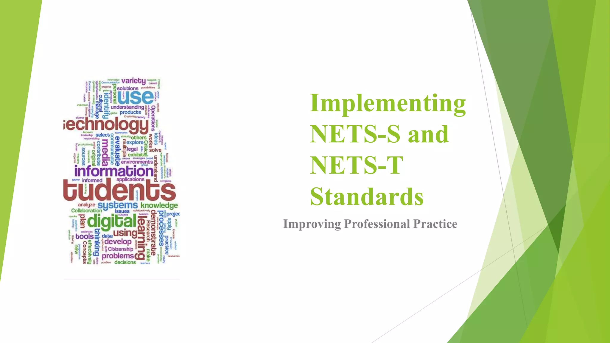 Implementing the nets s and nets-t standards | PPT