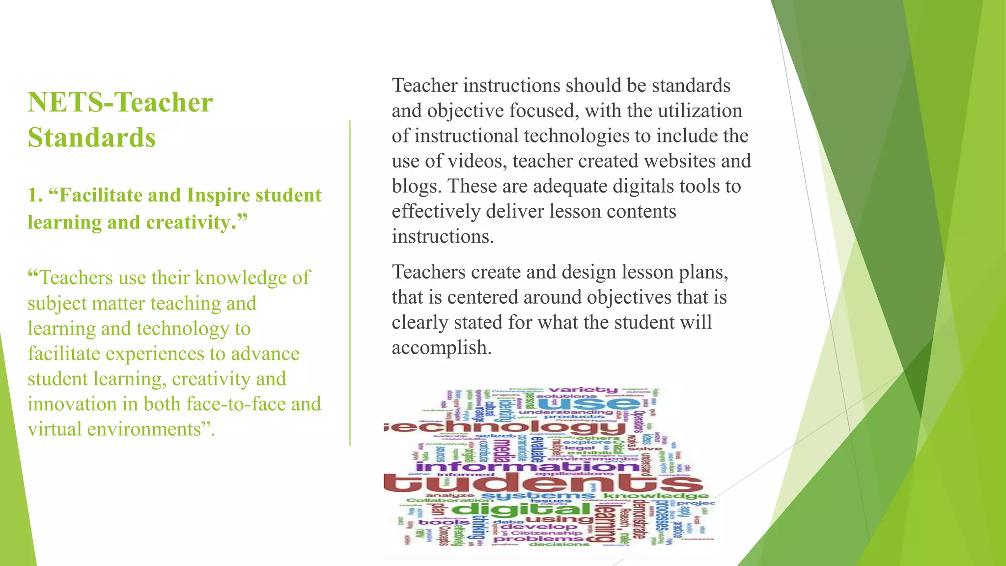 Implementing the nets s and nets-t standards | PPT