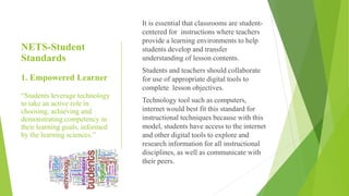 Implementing the nets s and nets-t standards | PPT