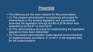 Implementing the procurement legislation | PPTX
