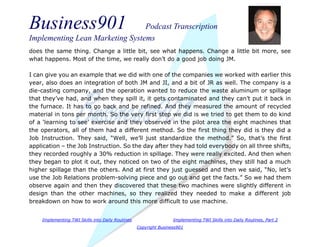 Implementing TWI into Daily Work | PPT