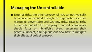 Implementing Ways to Limit Risk (Risk Mitigation) | PPTX