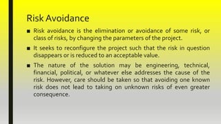 Implementing Ways to Limit Risk (Risk Mitigation) | PPTX
