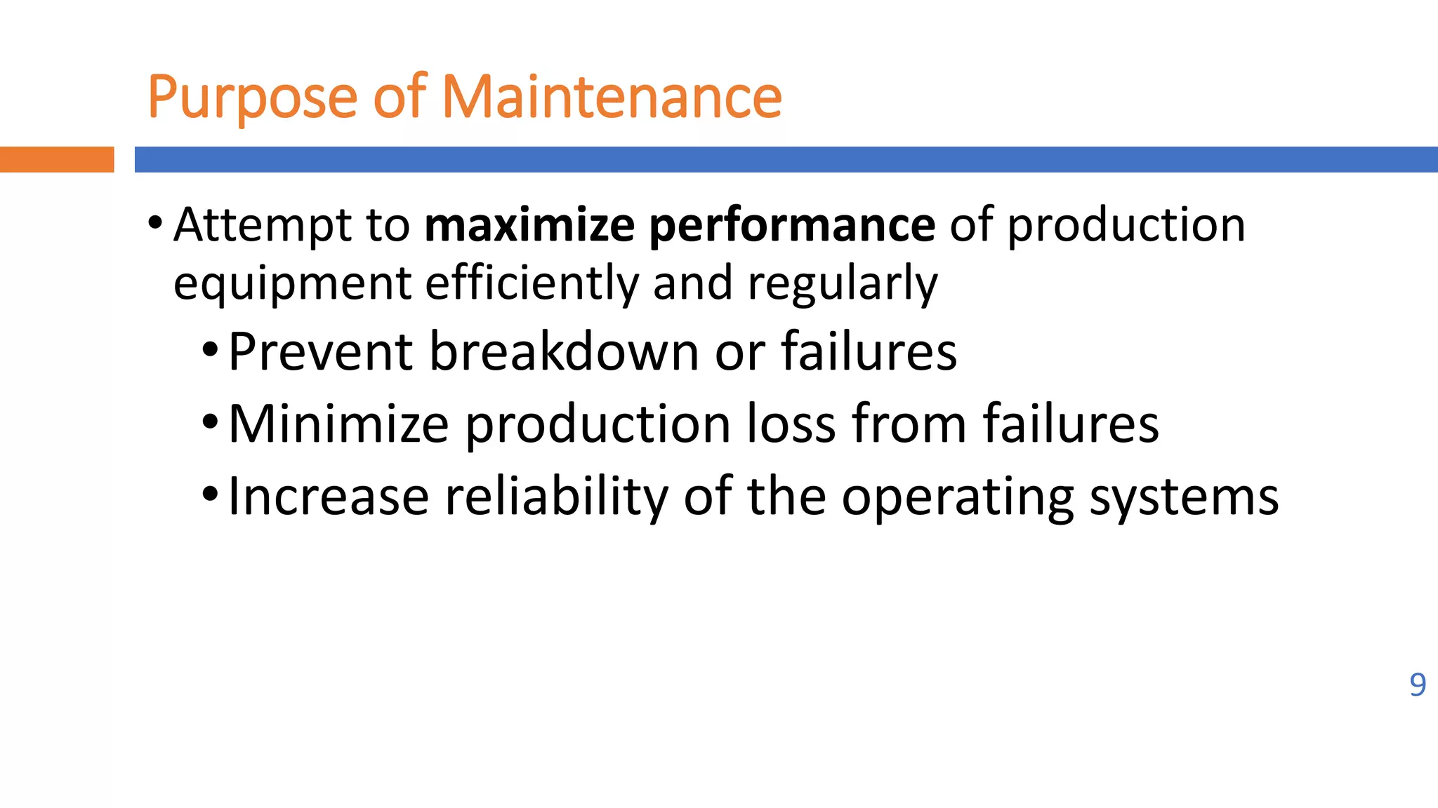 Implement maintenance procedures | PDF