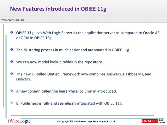 Implement new OBIEE 11g user interface through KPI and Scorecard | PPT