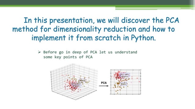 Implement Principal Component Analysis Pca In Python From Scratch Ppt