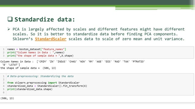Implement Principal Component Analysis Pca In Python From Scratch Ppt