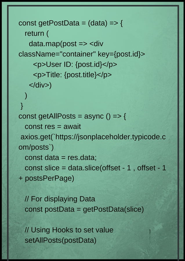 Implement React Pagination With React Hooks And React Paginate Pdf Free Download