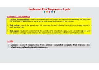 Implement risk responses | PPT