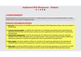Implement risk responses | PPT