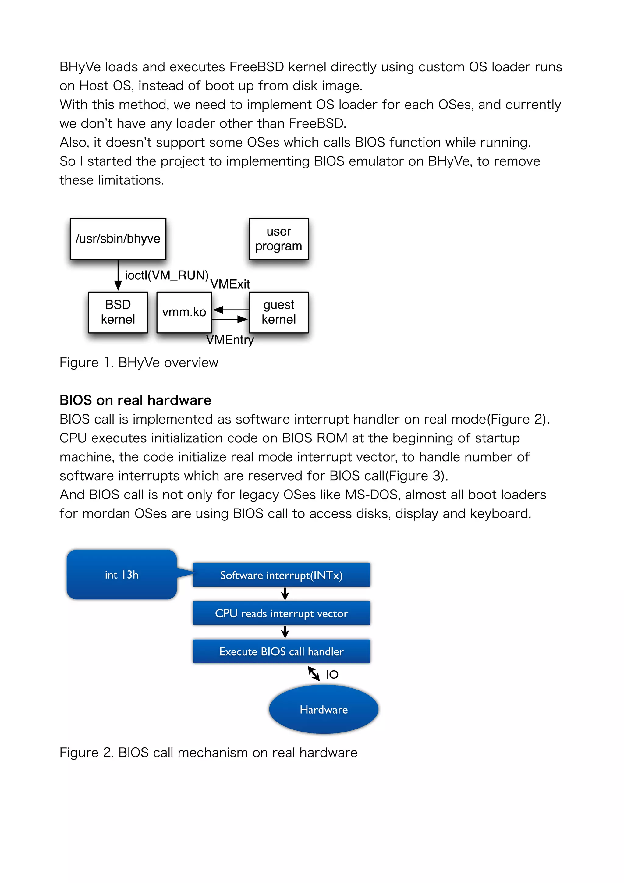 Implements BIOS emulation support for BHyVe: A BSD Hypervisor | PDF