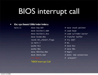 Implements BIOS emulation support for BHyVe | PDF
