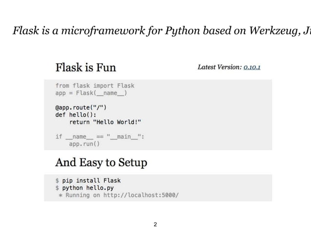 Implement server push in flask framework | PPT