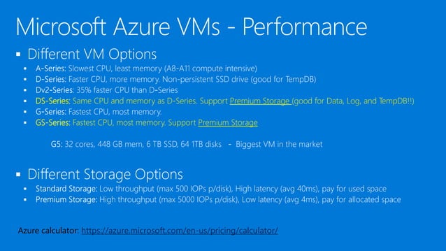 Implement SQL Server on an Azure VM | PPT Implement SQL Server on an Azure VM | PPT