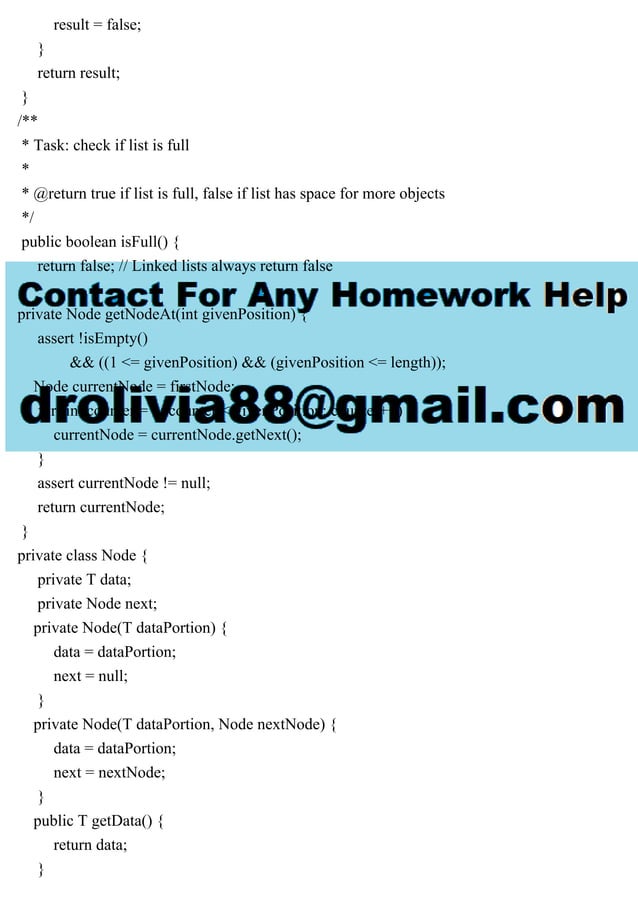 Implement the interface you wrote for Lab B (EntryWayListInterface)..pdf | Free Download